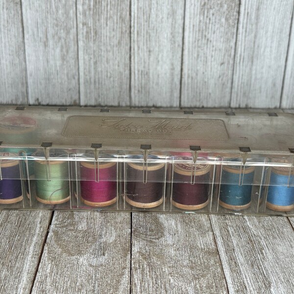 Wooden Thread Spools Vintage - Etsy