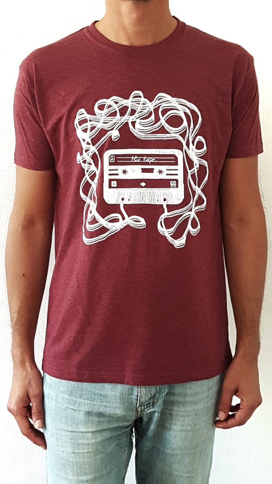Men's T-shirt Mix Tape - Different Colors Green, Blue, Etc. Perfect ...
