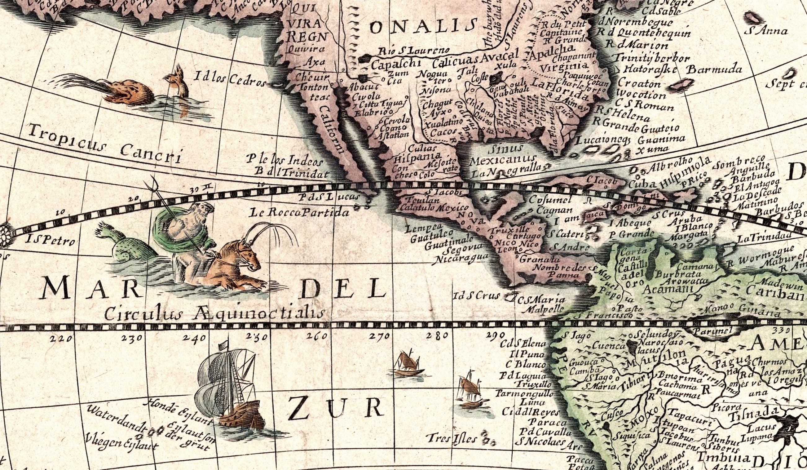 Hemisphere World Map, 1642 World Map Reproduction - Etsy