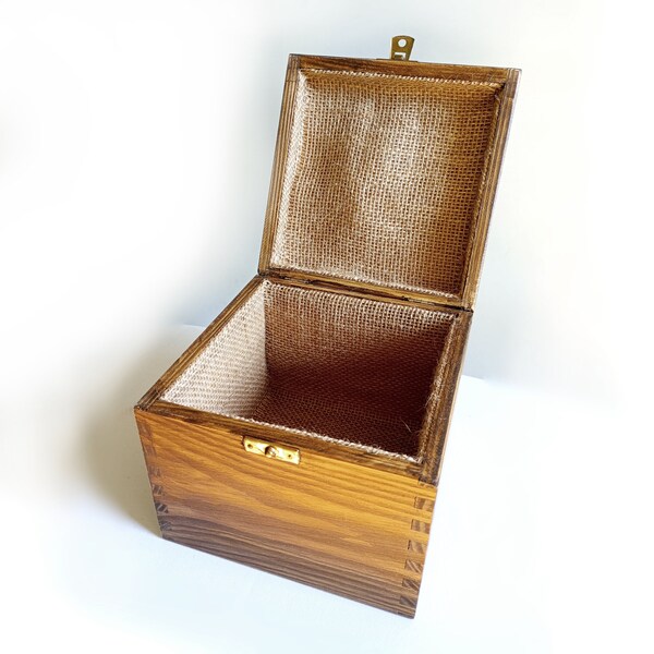 Wooden Box With Lid - Etsy