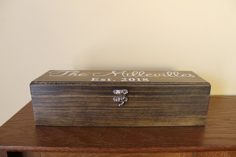 Personalized Wine Box, Wedding Gift, Newlyweds, Unity Ceremony ...
