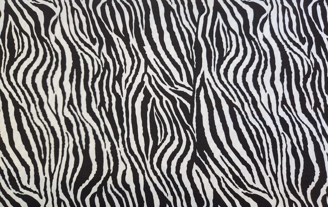 Zebra Fabric by the Yard Animal Skin Cotton Quilting Fabric Safari ...