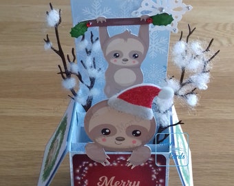 Sloth christmas | Etsy