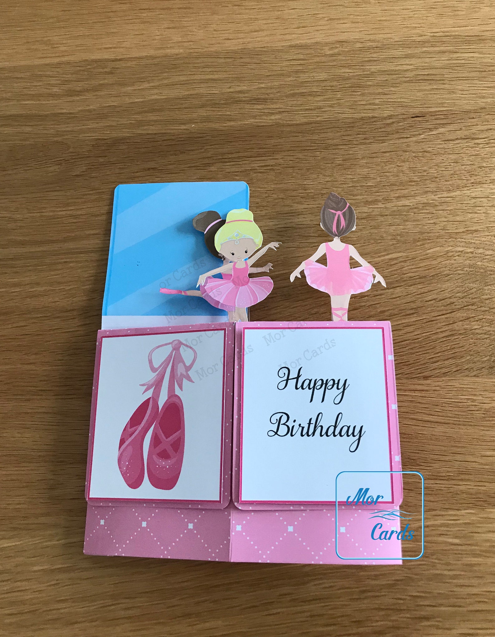 Personalised Ballerina Pop up Box Card: Ballet Birthday Invitation - Etsy