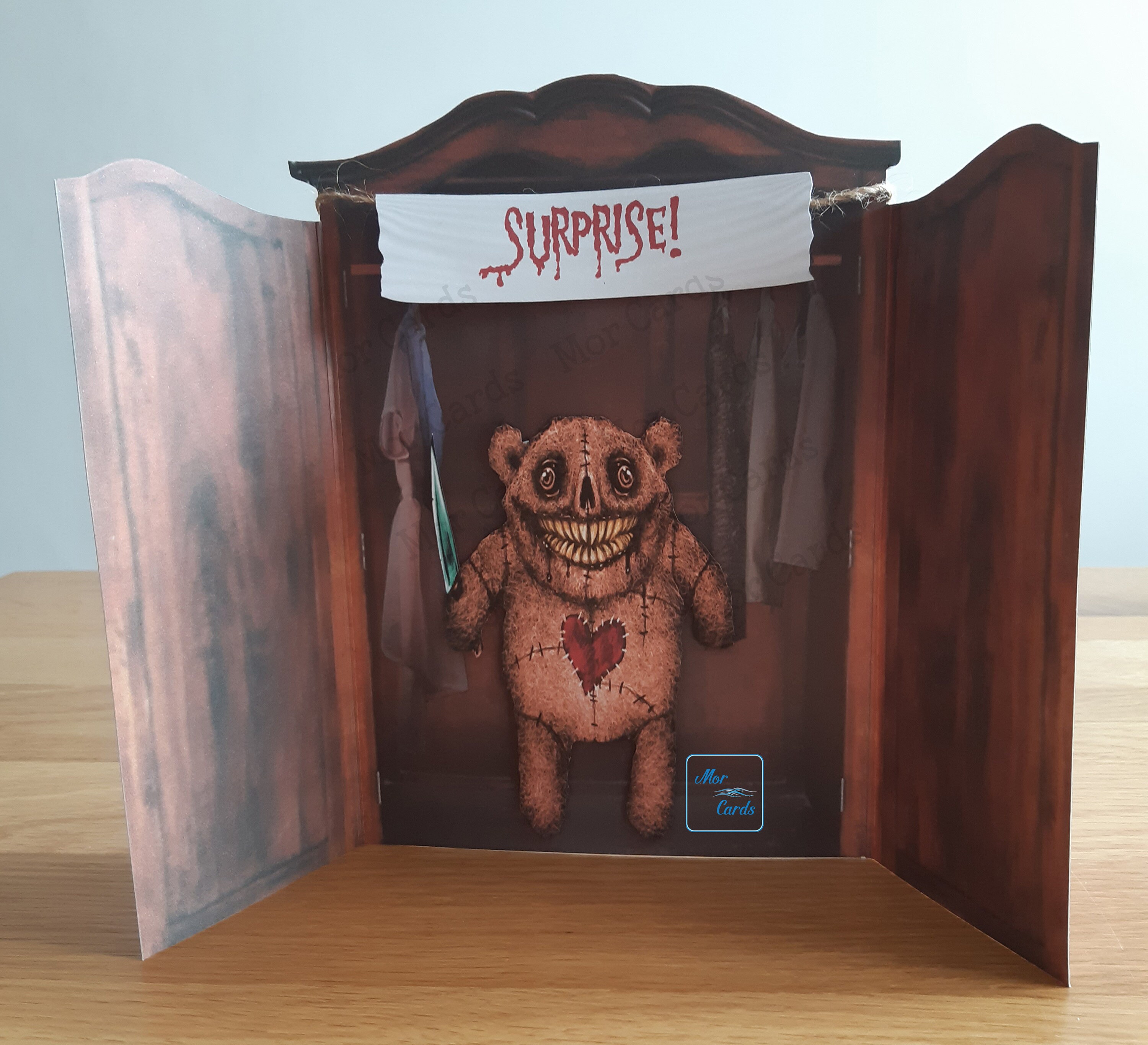 Closet wardrobe monster evil clown nightmare horror | Etsy