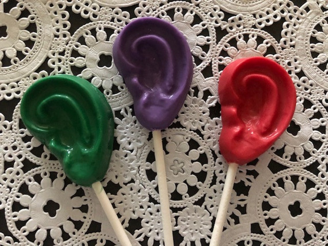 EAR CHOCOLATE Lollipop 12 qty ENT Doctor/Audiología/Favor de | Etsy