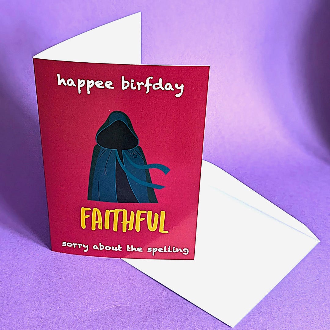 Traitors Birthday Card, TV Themed Card, Birthday Card, Trending ...