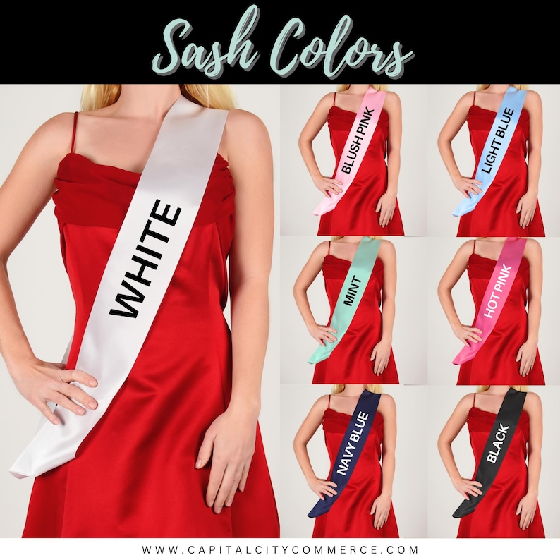 Bachelorette Sash, Bride to Be, Maid of Honor, Bridesmaid, Bachelorette ...