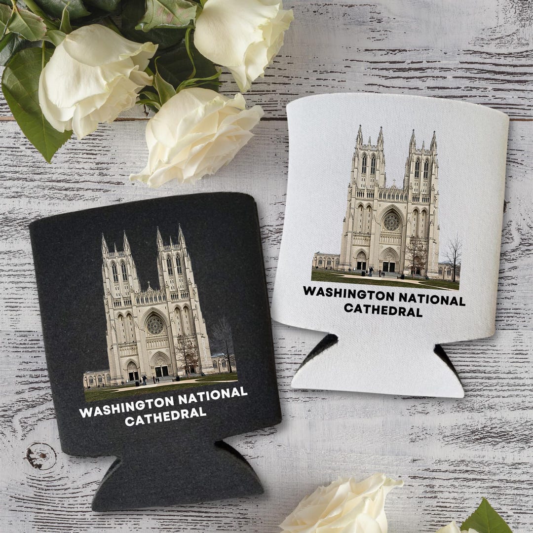Custom Church Wedding Coolies, Wedding Venue Party Can Cooler Favors ...