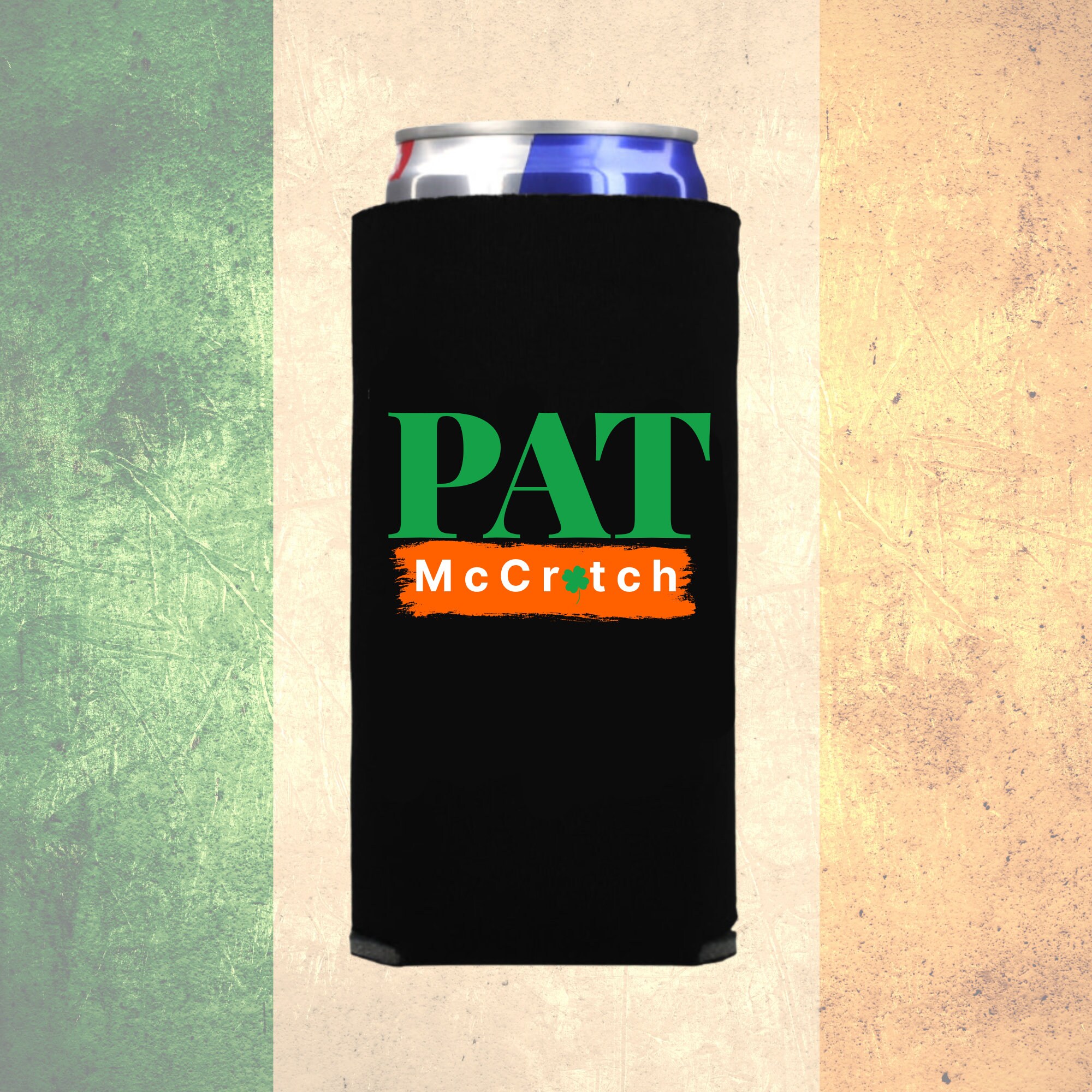 St. Patrick's Day Pat Mc Crotch Slim Spiked Seltzer - Etsy
