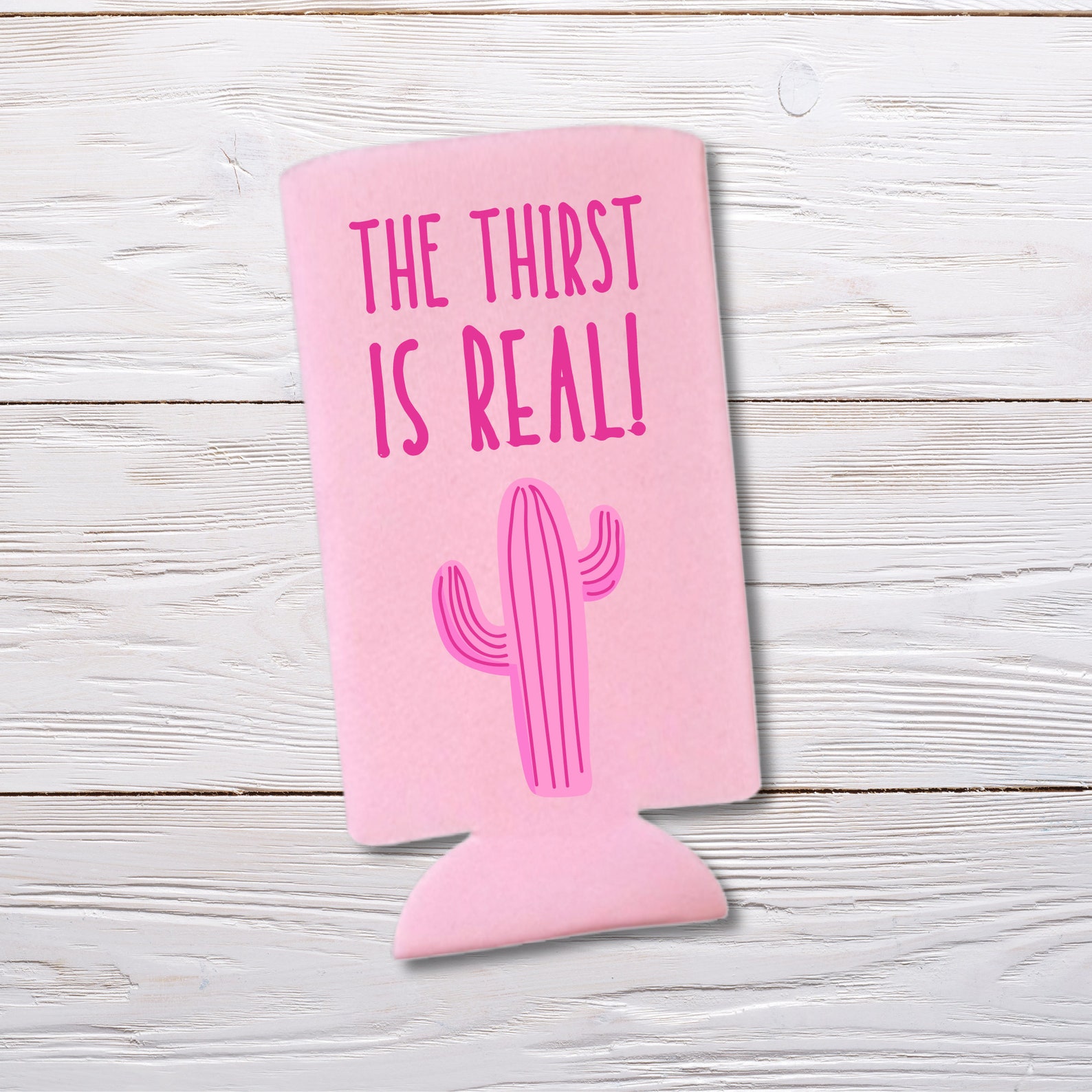 Funny Slim Can Cooler, the Thirst is Real!, Funny Spiked Seltzer Drink ...