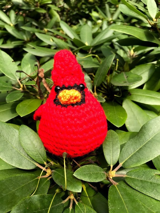 Cardinal Stuffed Animal Handmade Crochet Amigurumi - Etsy