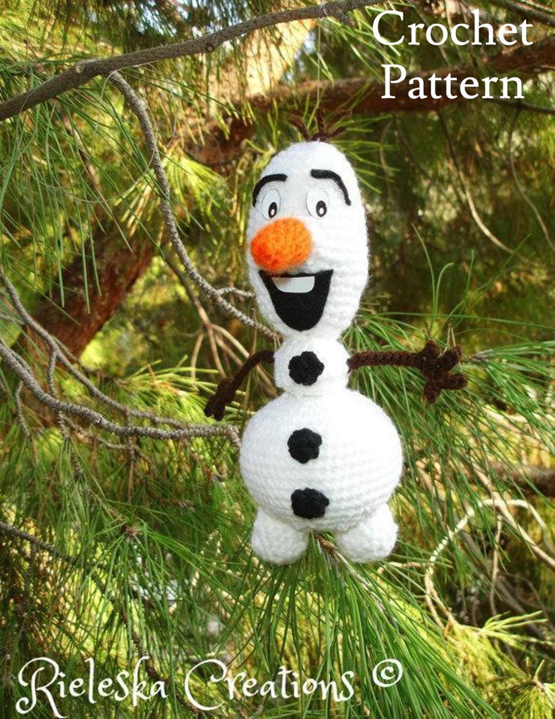 Crochet Pattern Pdf- Olaf the Snowman /amigurumi - Etsy