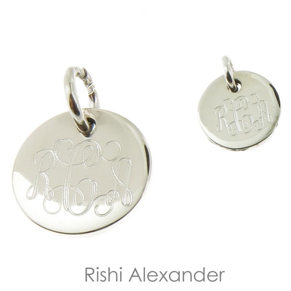Monogram Charm - Etsy
