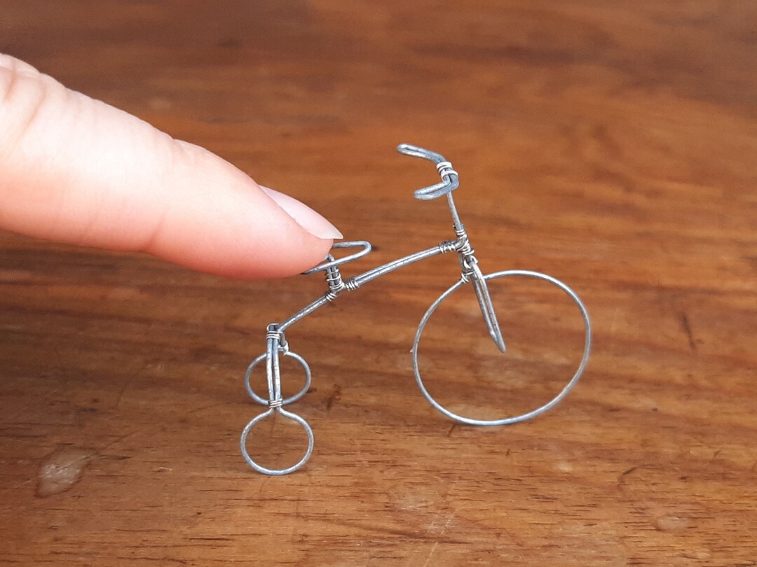 Miniature Wire Tricycle, Desk Decor, Desk Accessory, Fairy Tricycle ...