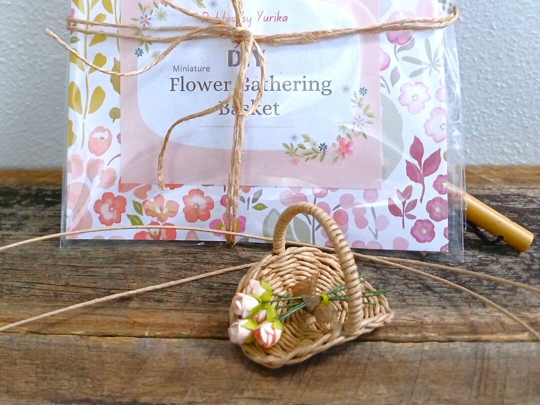 DIY Miniature Basket Kit, Basket Weaving Kit, Craft Kit, Make a Basket ...