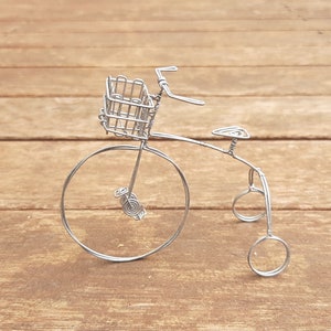 Miniature Wire Tricycle, Desk Accessory, Wire Sculpture, Desk Decor ...
