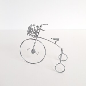 Miniature Wire Tricycle, Desk Accessory, Wire Sculpture, Desk Decor ...