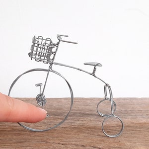 Miniature Wire Tricycle, Desk Accessory, Wire Sculpture, Desk Decor ...