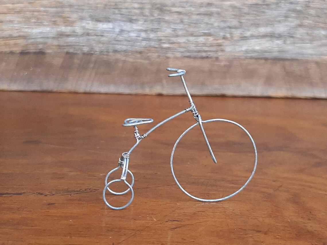 Miniature Wire Tricycle Desk Decor Desk Accessory Fairy - Etsy