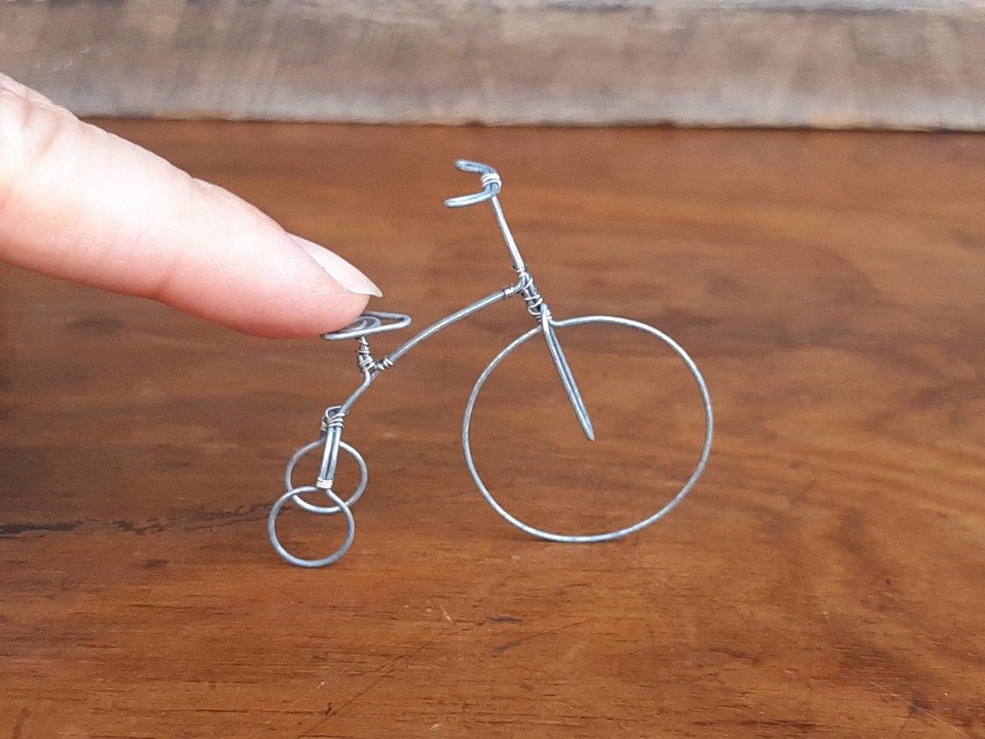 Miniature Wire Tricycle, Desk Decor, Desk Accessory, Fairy Tricycle ...