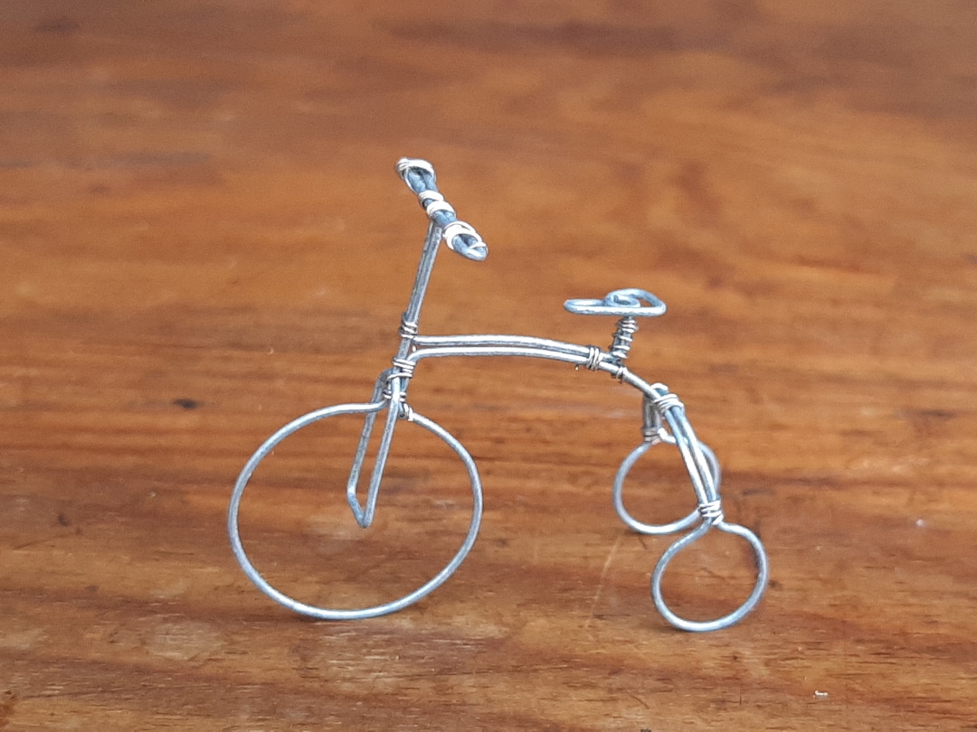 Miniature Wire Tricycle, Desk Decor, Desk Accessory, Fairy Tricycle ...