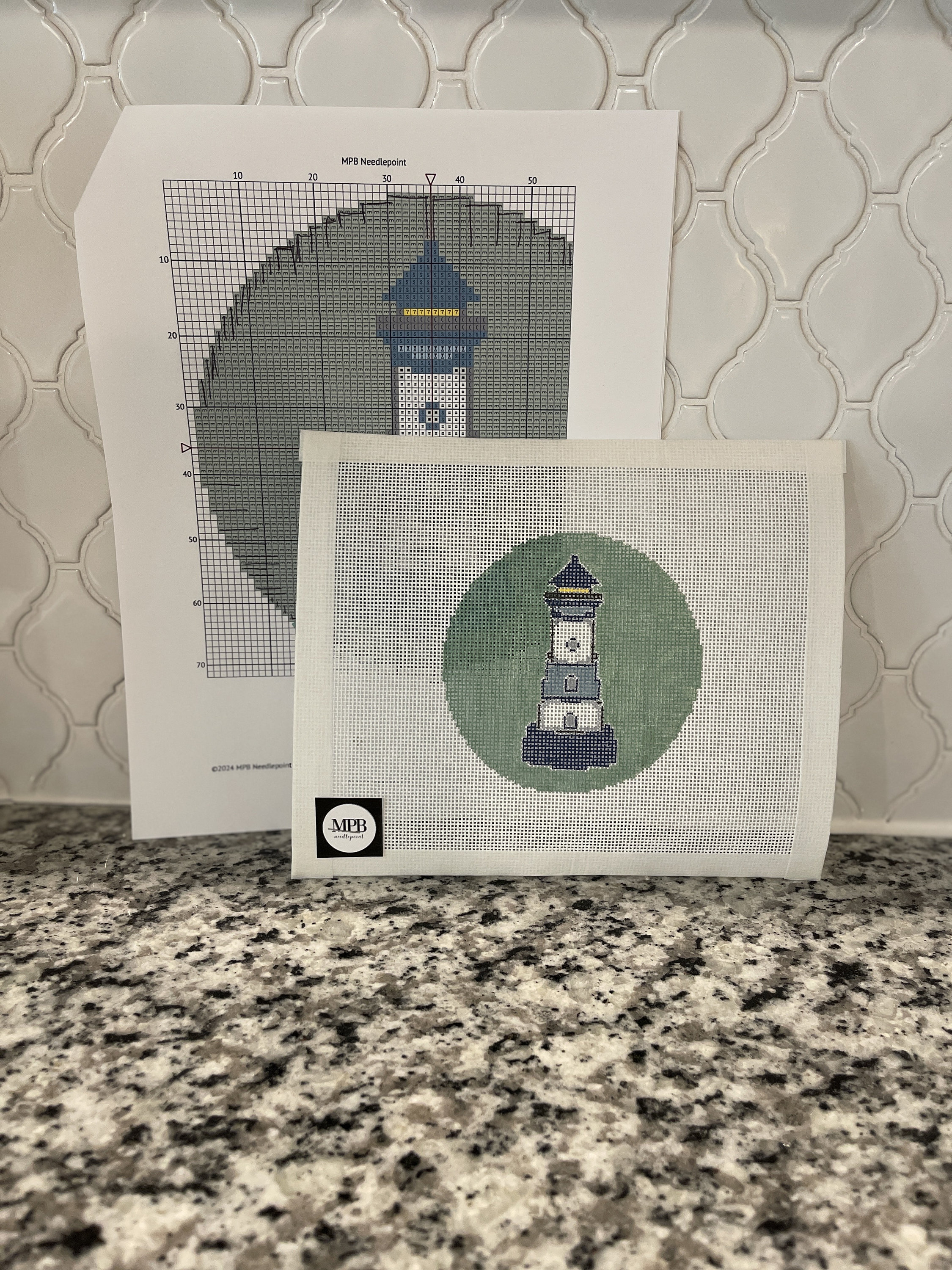 Lighthouse Needlepoint Digital Chart - Etsy