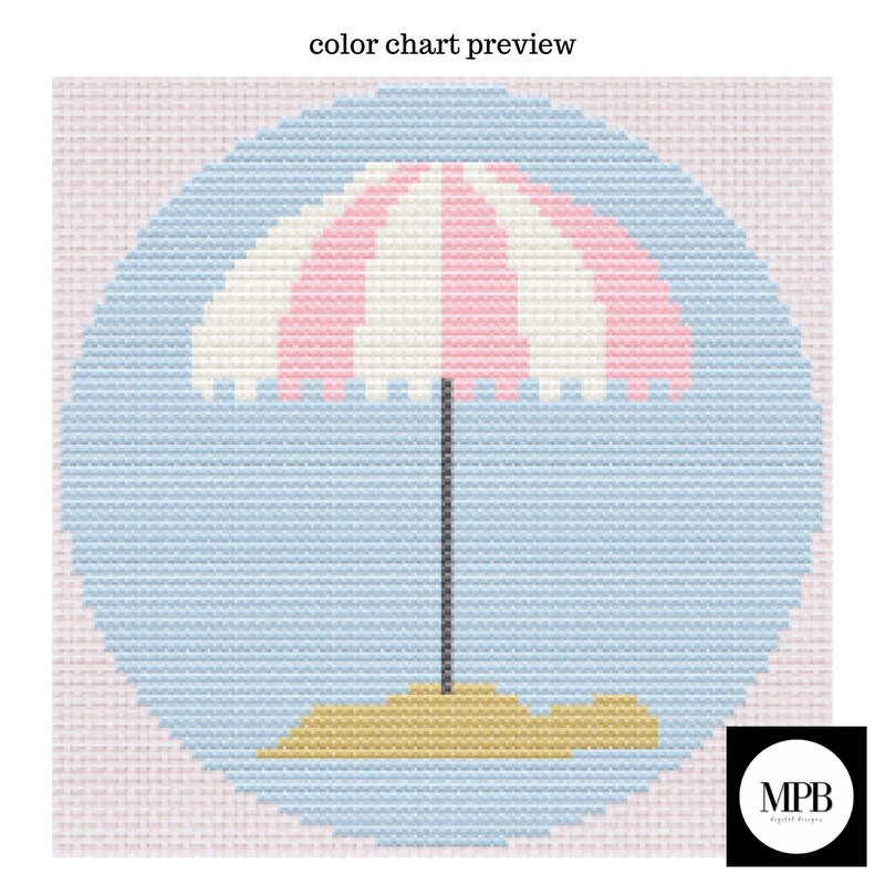 Beach Needlepoint - Etsy