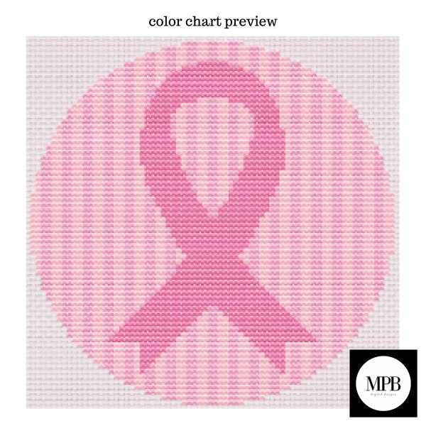 Cancer Ribbon Chart - Etsy