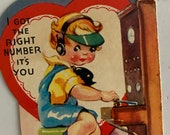 1920s Switchboard Telephone Valentine Kid Right Number - Etsy