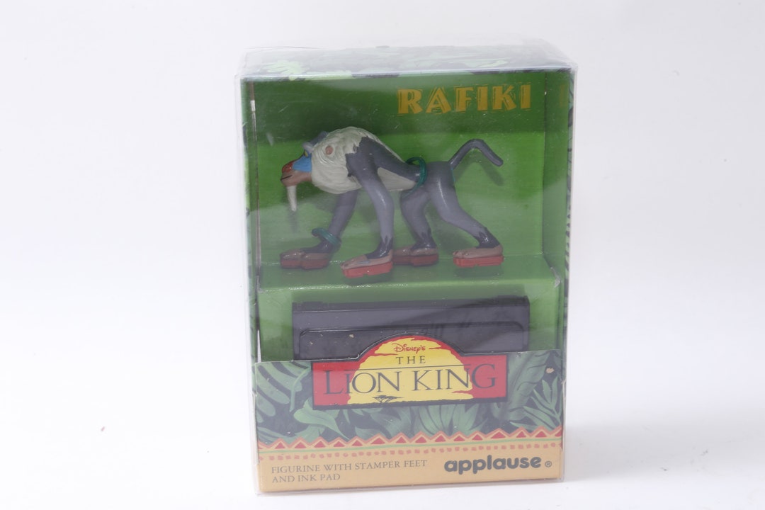 Applause, Disney, the Lion King, Rafiki, Figurine, Stamper Feet, Ink Pad, Set, Card Making ...
