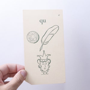 Qu, Sight Words, Card, Word, Phrase, English, Language, Learning ...