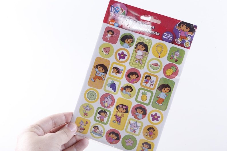 Dora the Explorer Nick Jr Stickers Sheet Set Paper Cards - Etsy