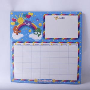 Care Bears, Wall Calendar, Dry Erase, Memo Board, School Locker Decor ...