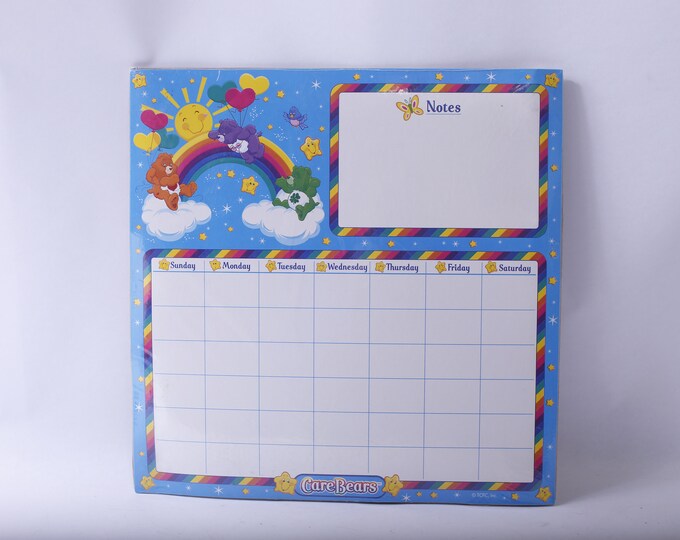 Care Bears, Wall Calendar, Dry Erase, Memo Board, School Locker Decor ...
