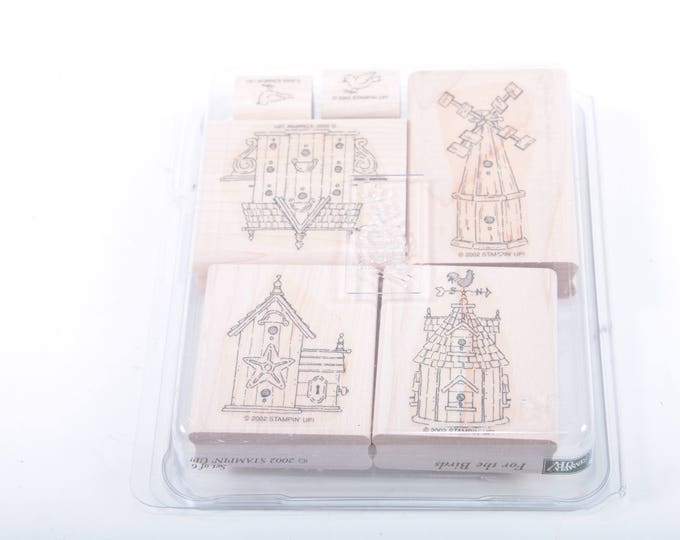 Stampin Up for the Birds Vintage Stamp Set Bird House - Etsy