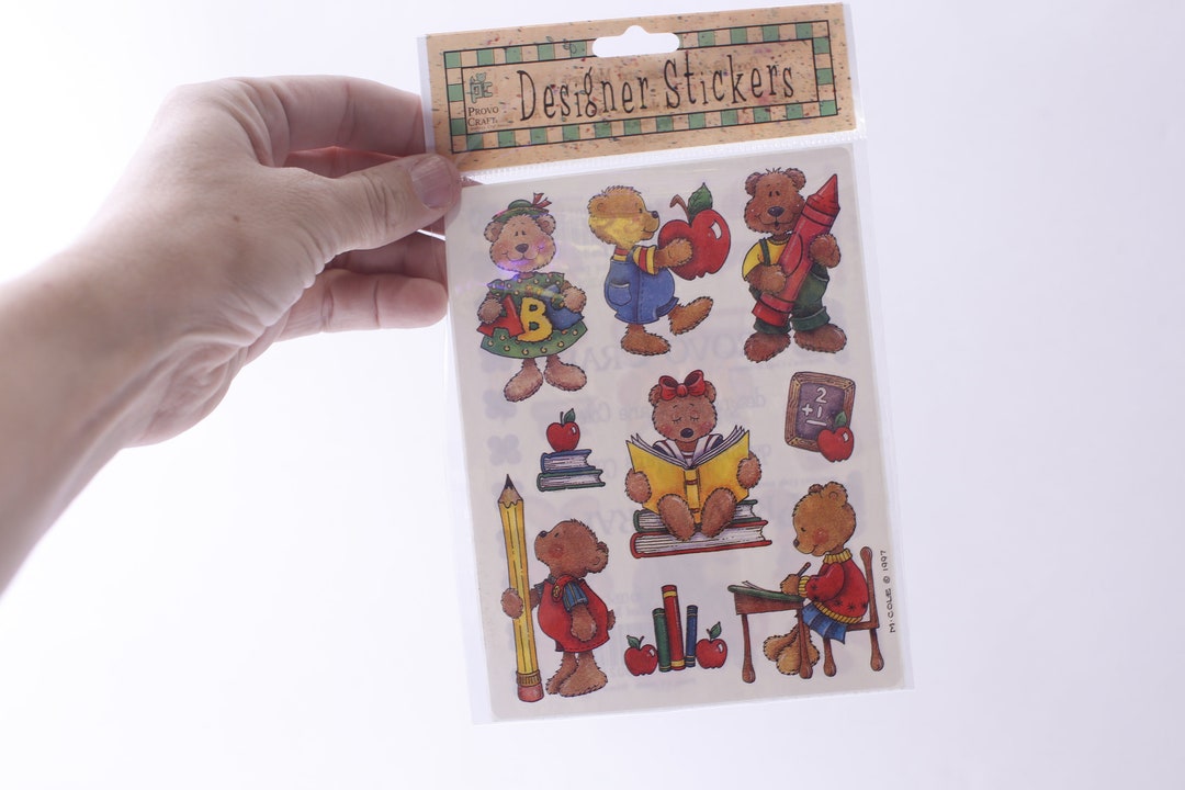 Back to School, Designer Stickers, Cute Teddy Bears, Students, Pupils ...