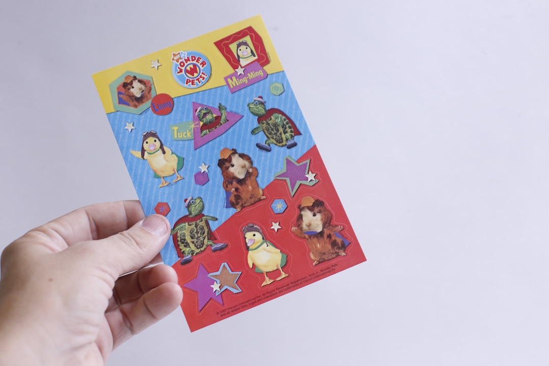 Wonder Pets Sticker Sheet, Children's TV Show Decals, Cartoon Character ...