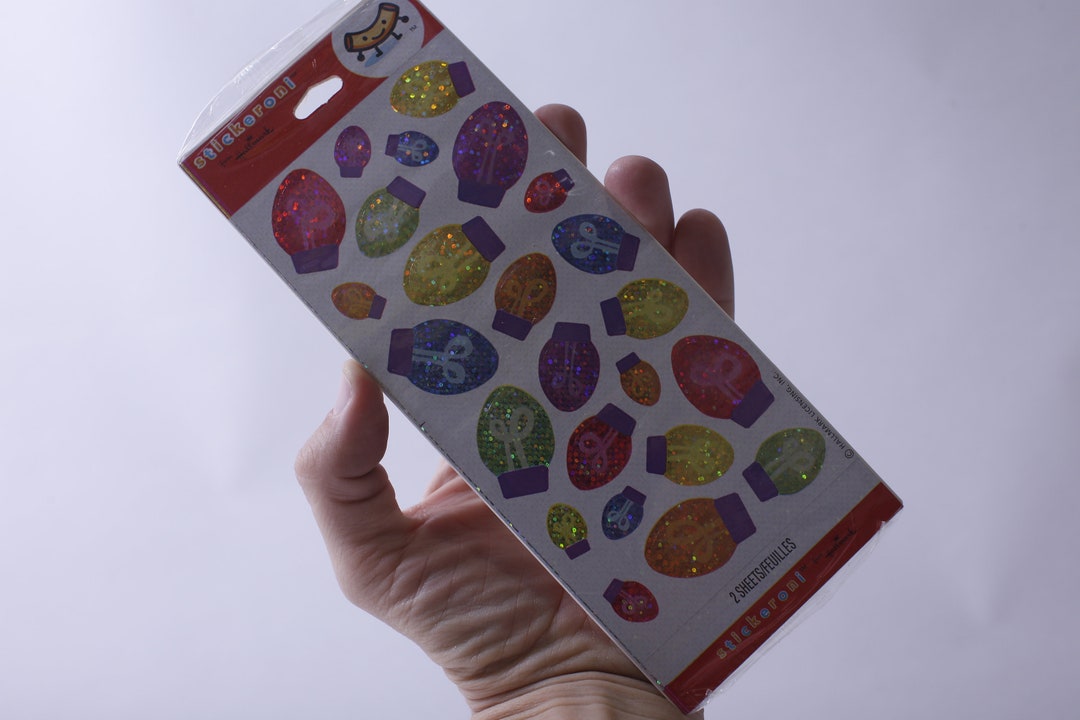 Christmas Lights, Sticker Sheet, Sparkling, Stickeroni, Hallmark, Card ...