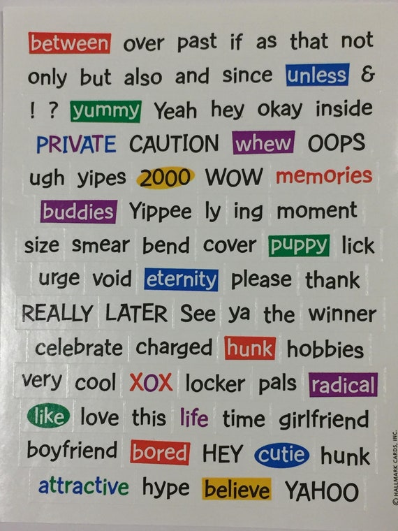 List Of Random Cute Words