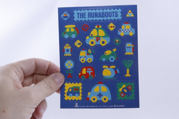 Sanrio The Runabouts Vehicles Transport Sticker Sheet | Etsy