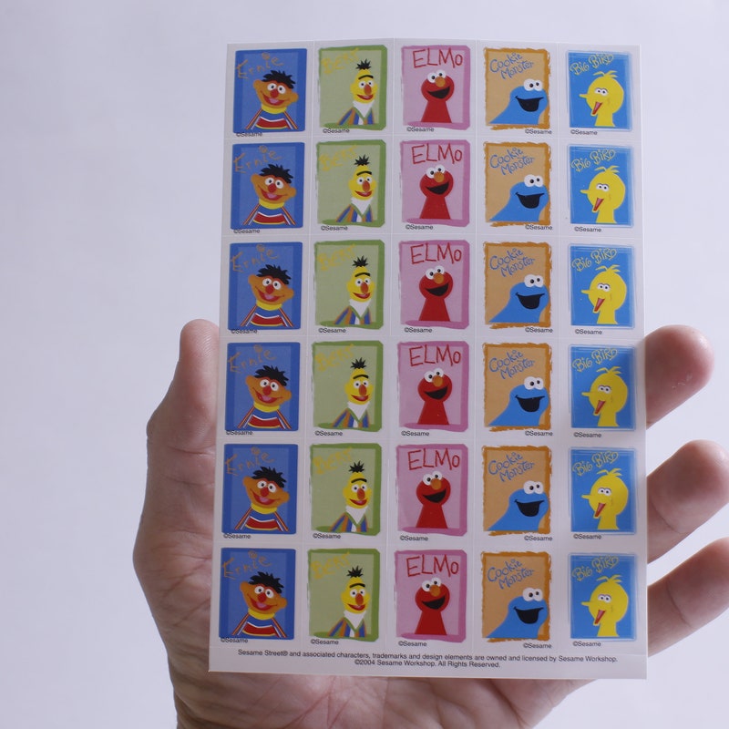 Elmo Labels - Etsy