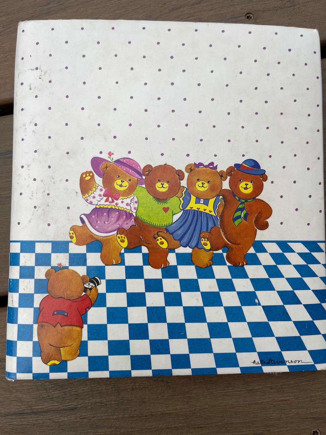 Dancing Teddy Bears, Binder, Bright Cover, Cute Animals, Craft Project ...