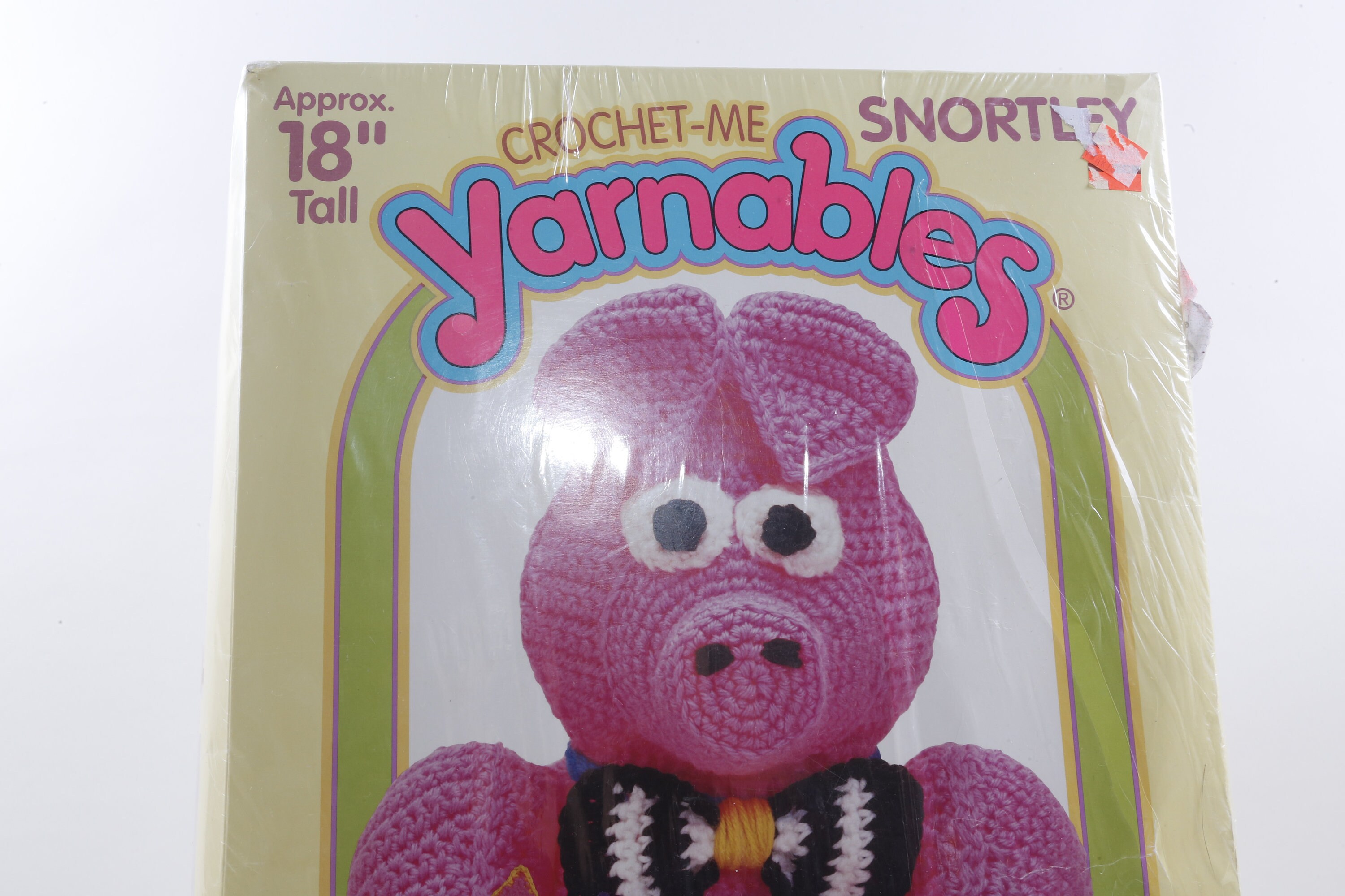 Vintage Snortley Yarnables Crochet-me Quick N' Easy Kit Soft Toy Animal ...