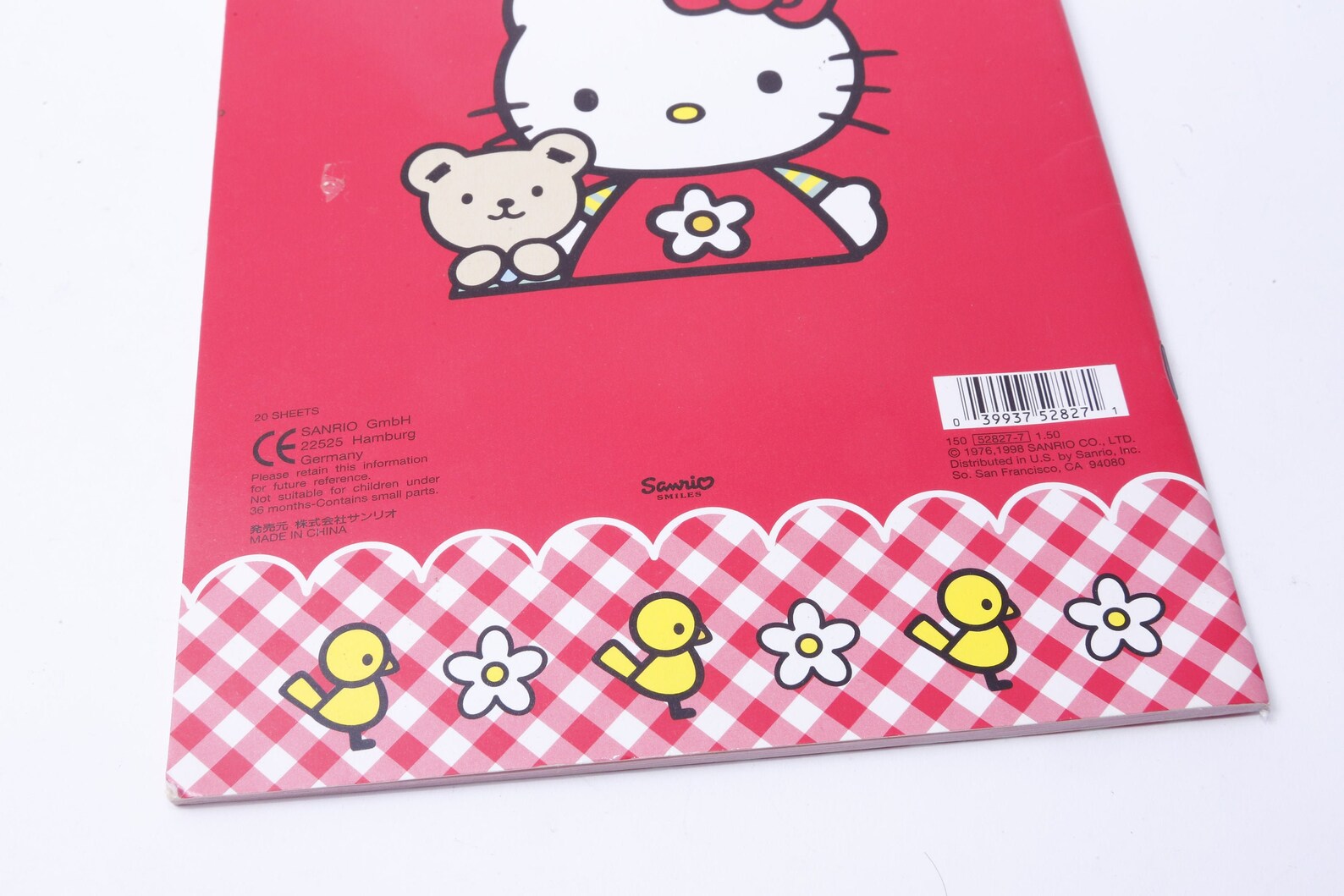 Sanrio Hello Kitty Thin Notebook Pink Pages Stationery | Etsy