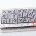 ABC, Alphabet, English Letters, Stamp Set, Message Stamp, Rubber Stamp ...