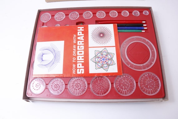 Kenner Spirograph Set 1967 Drawing Patterns Wheels - Etsy
