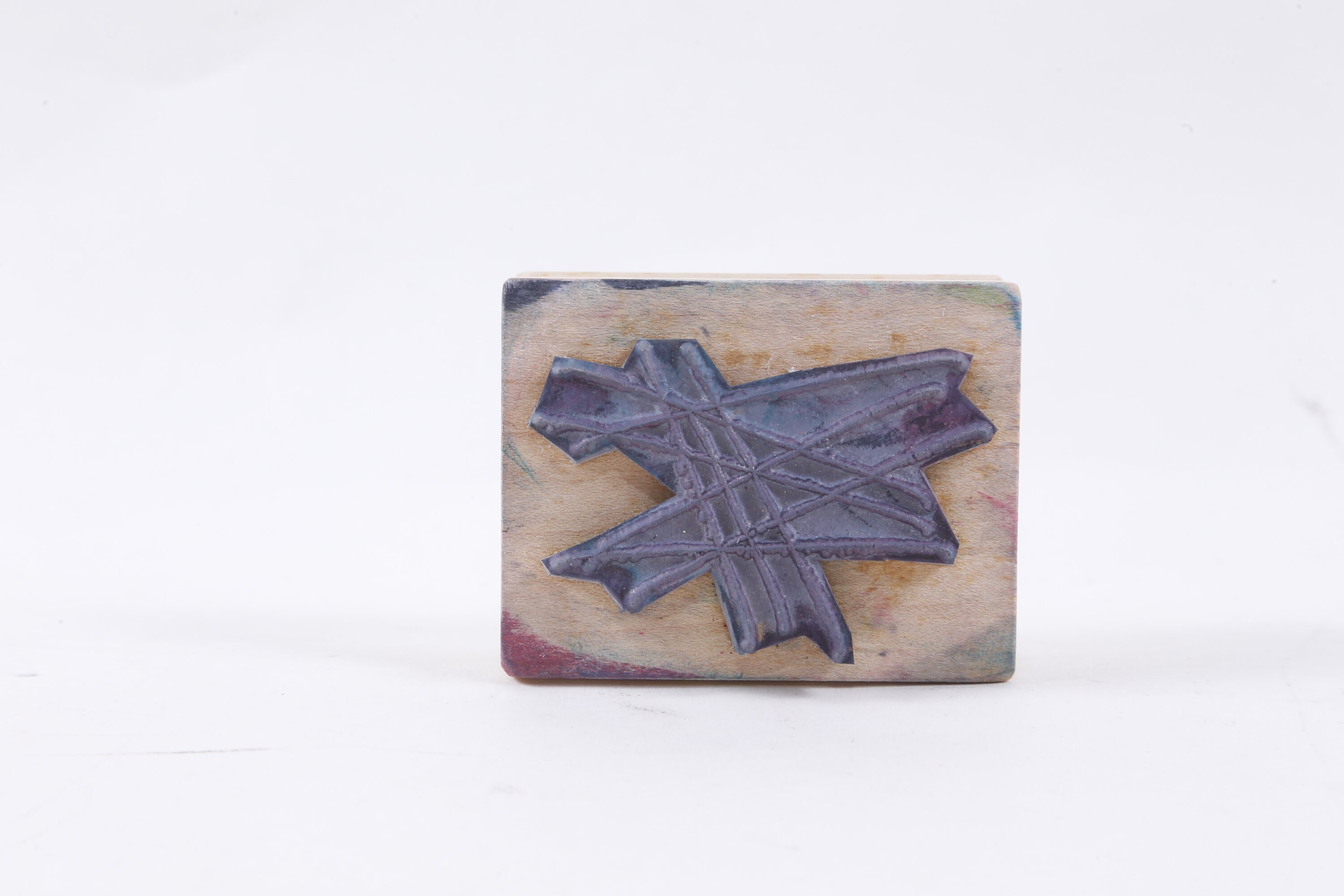 Hash Marks Crossed Lines, Graphics, Texture - Message Stamp - Wooden ...