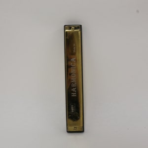 Harmonica, DMTS 24 Hole, Musical Instrument, Mouth Organ, Tool, Hobby, 7", Collectible, Vintage ...