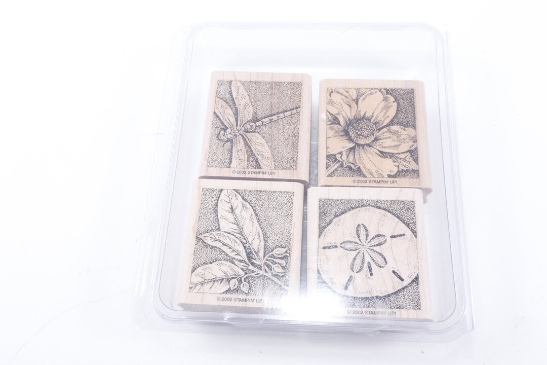 Flowers, Plants, Nature, Stamp Set, Message Stamps, Rubber Stamps ...